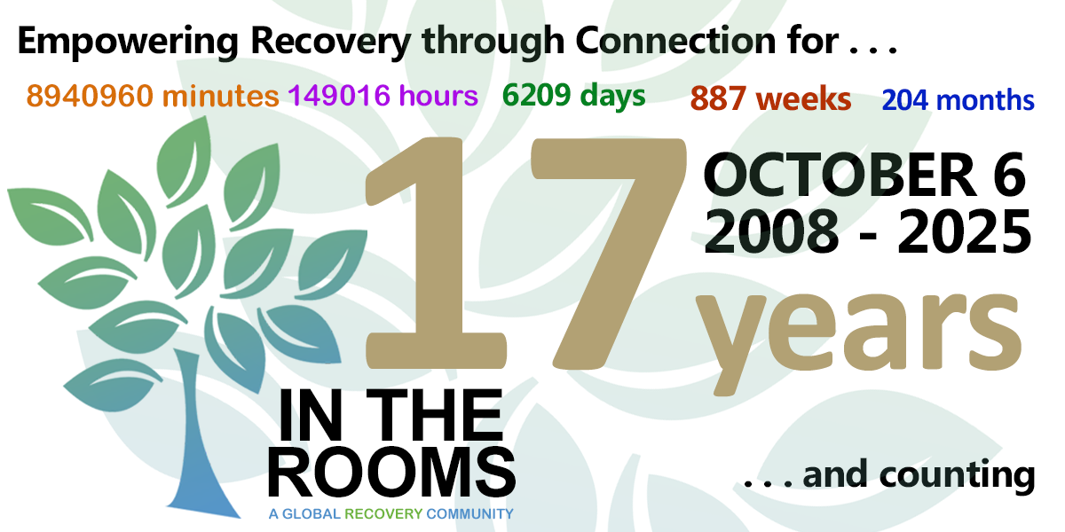 A Love Letter to Digital Recovery. Celebrating 17 Years of InTheRooms ...